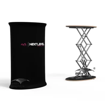 Custom Made Pop Up Counter Foldable Trade Show Counter Desk Pop Up ...