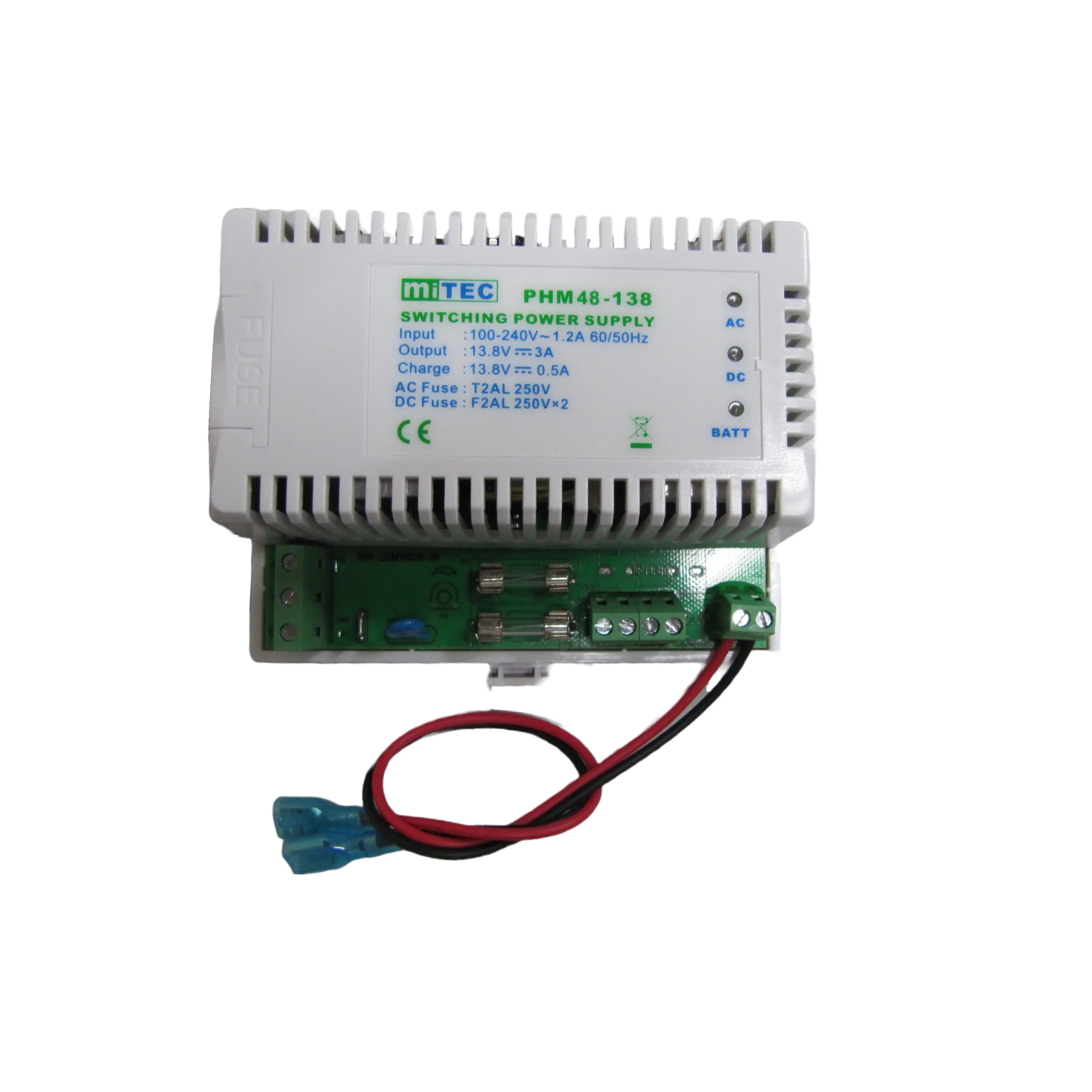 Mitec AC DC 13.8V 27.6V Metal Enclosure UPS for Security
