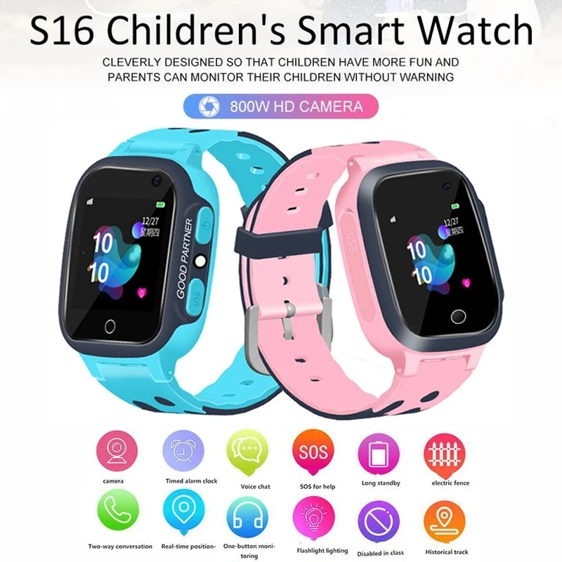 High Quality S16 Smart Watch Tracker Safety with Emergency SOS Phone ...