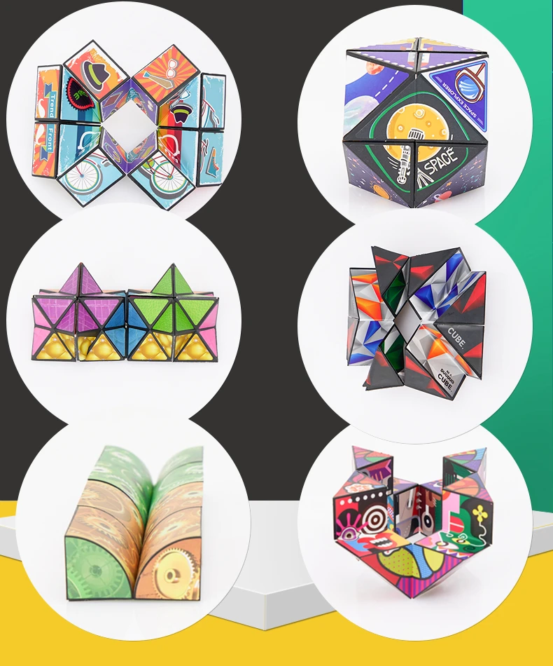 Magnetic Magic Infinity Cube - Transforming Geometric Puzzle