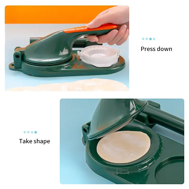 2023 New Hot Sale Kitchen Utensils Plastic Dumpling Maker Machine 2 In ...