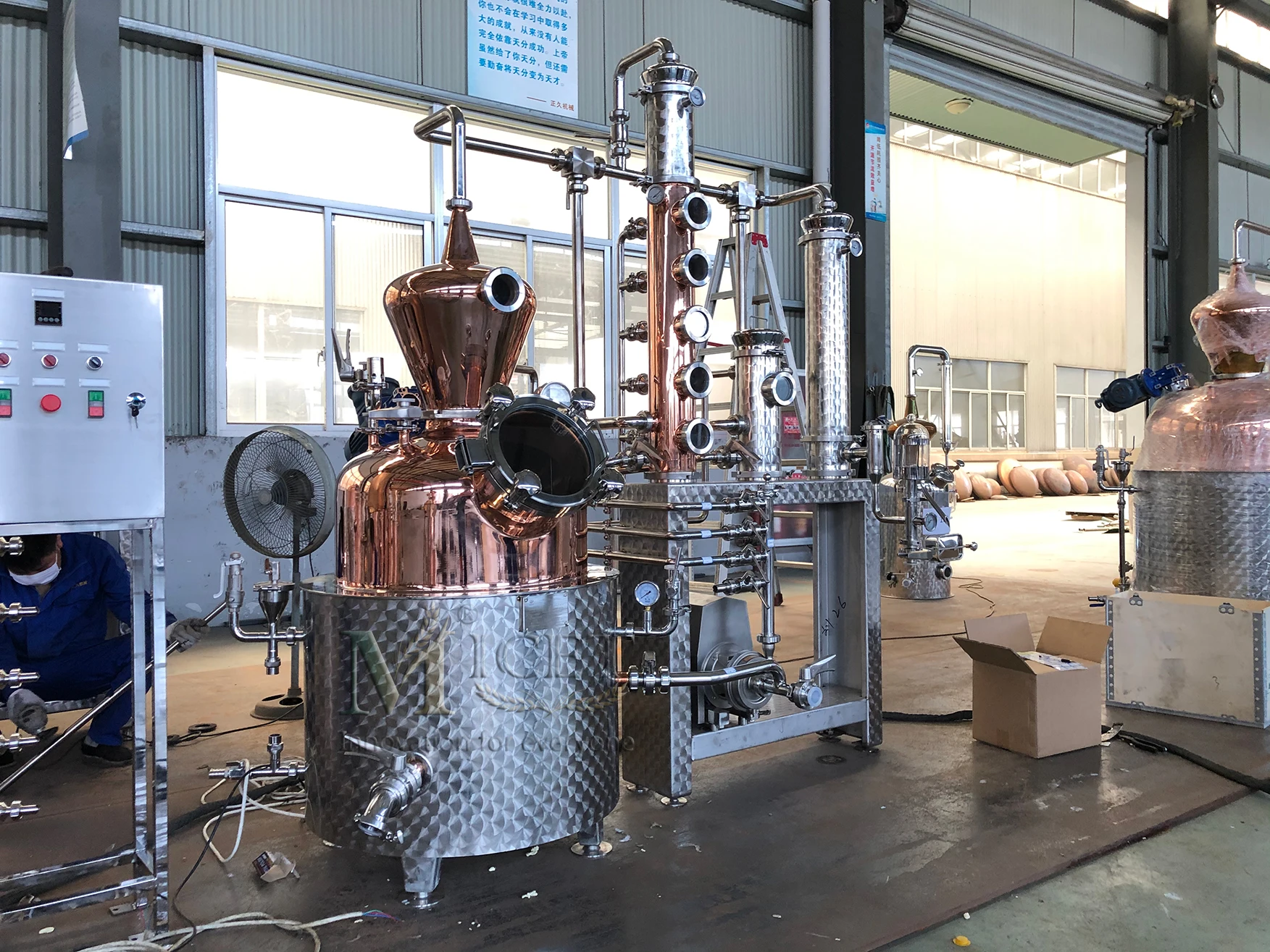 Best Price Stainless Steel / Copper Column Alcohol Distiller ...