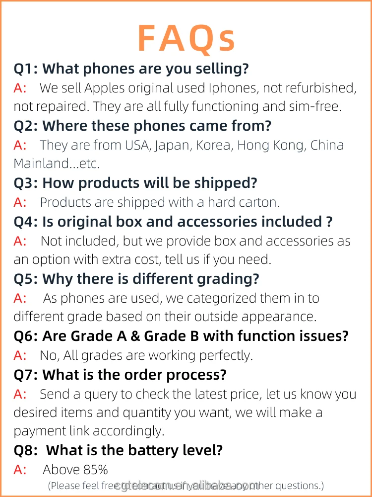 Wholesale Grade Abc Second Hand Unlocked Used Cellphone Smart Mobile ...