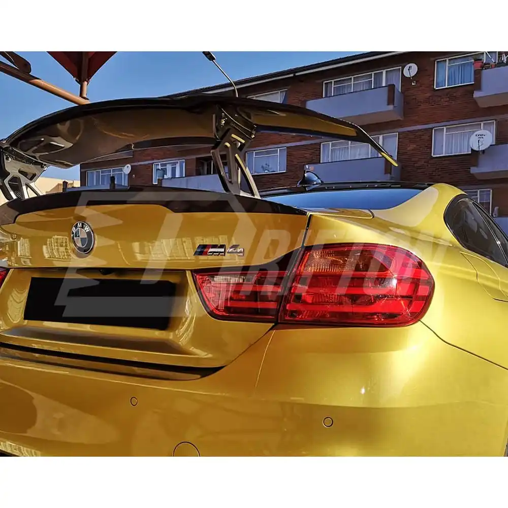 Vorstein Style Carbon Fiber Rear Spoiler GT Wing for BMW M3 M4 F80 F82 ...