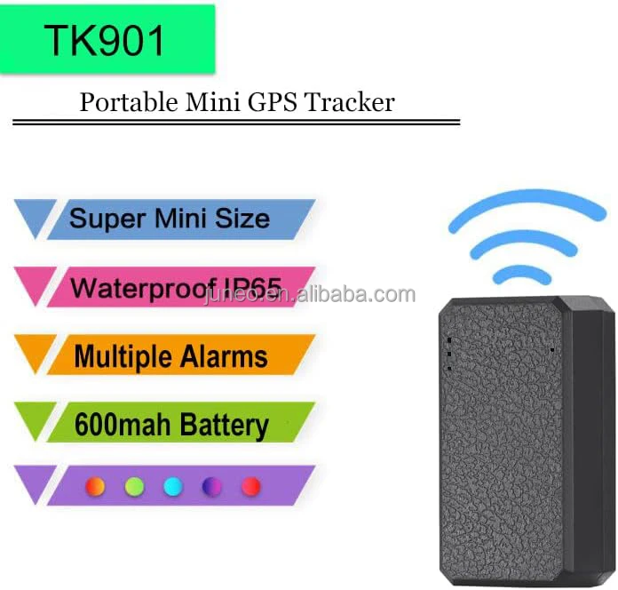 New Upgrade Version TK901 Mini GPS Tracker with Magnets Option Portable ...