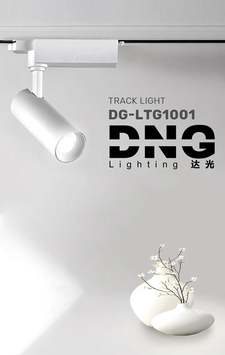 Dng Cob Track Light Adjustable Movable Track Lighting Cob Dimmable Led ...