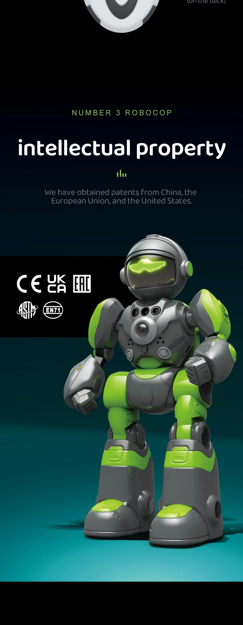 Rc Robot Toys Interactive Self-balancing Robot Play With Sound Dance ...