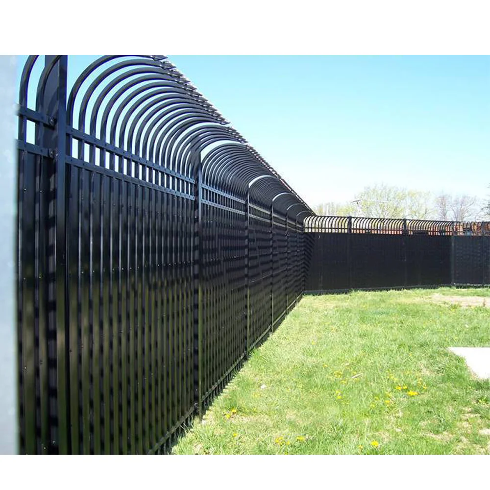 Garden Fencing Stainless Steel Material Galvanized Powder Coated Steel ...