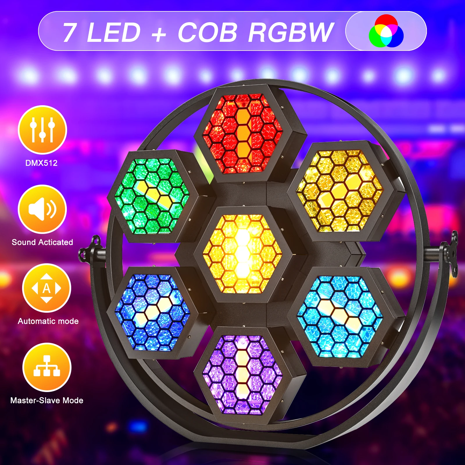 Retro Stage Flash Light Strobe 350w Rgb Wash Effect Sound Dmx512 ...