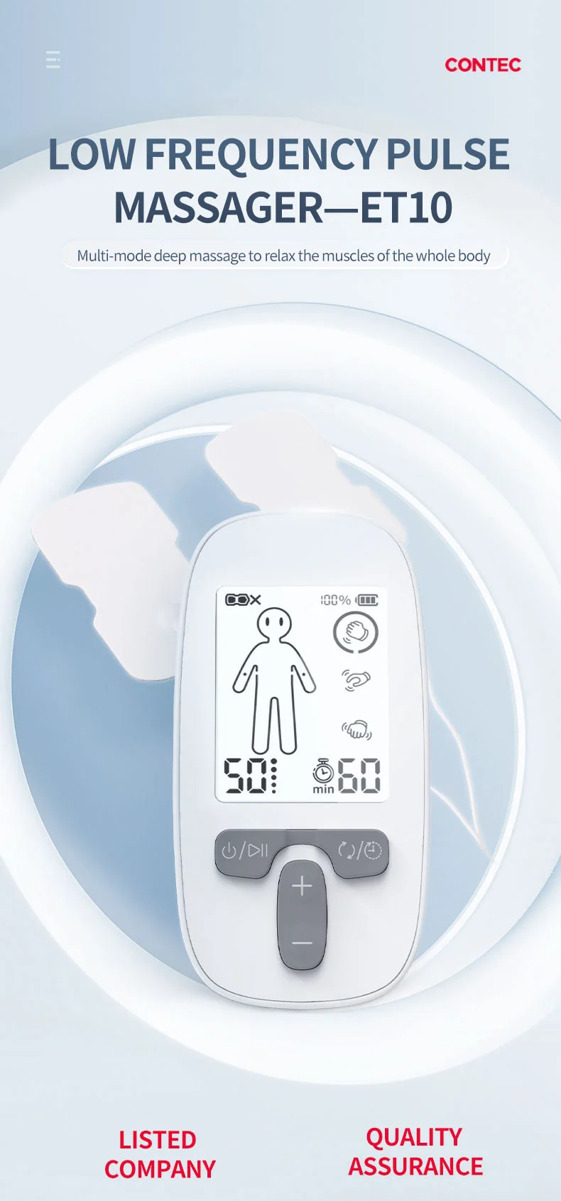 CONTEC ET10 Electric Stimulation Therapy - Full Body Massager