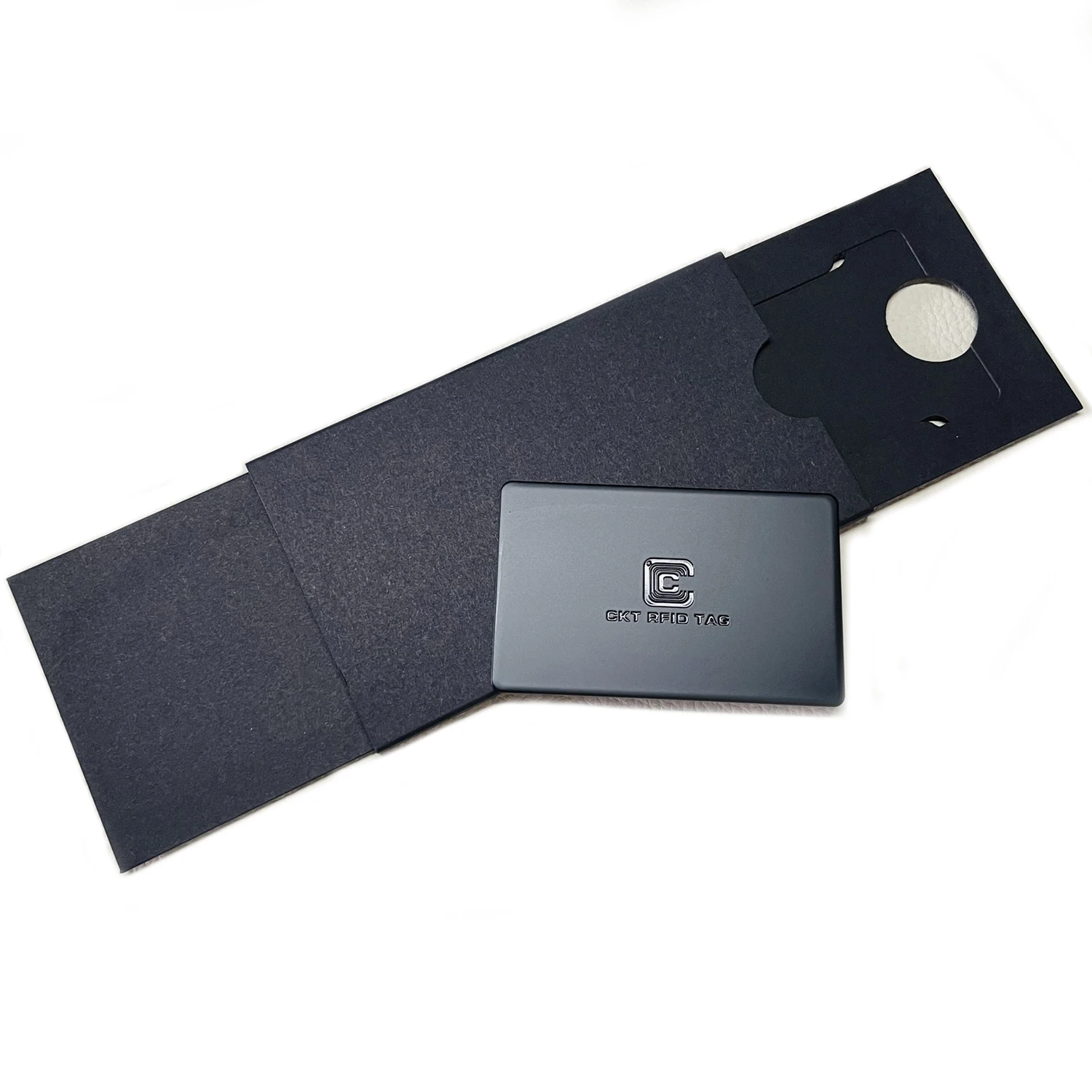 CKTRFID Metal Black Smart Business Matte NFC Card RFID