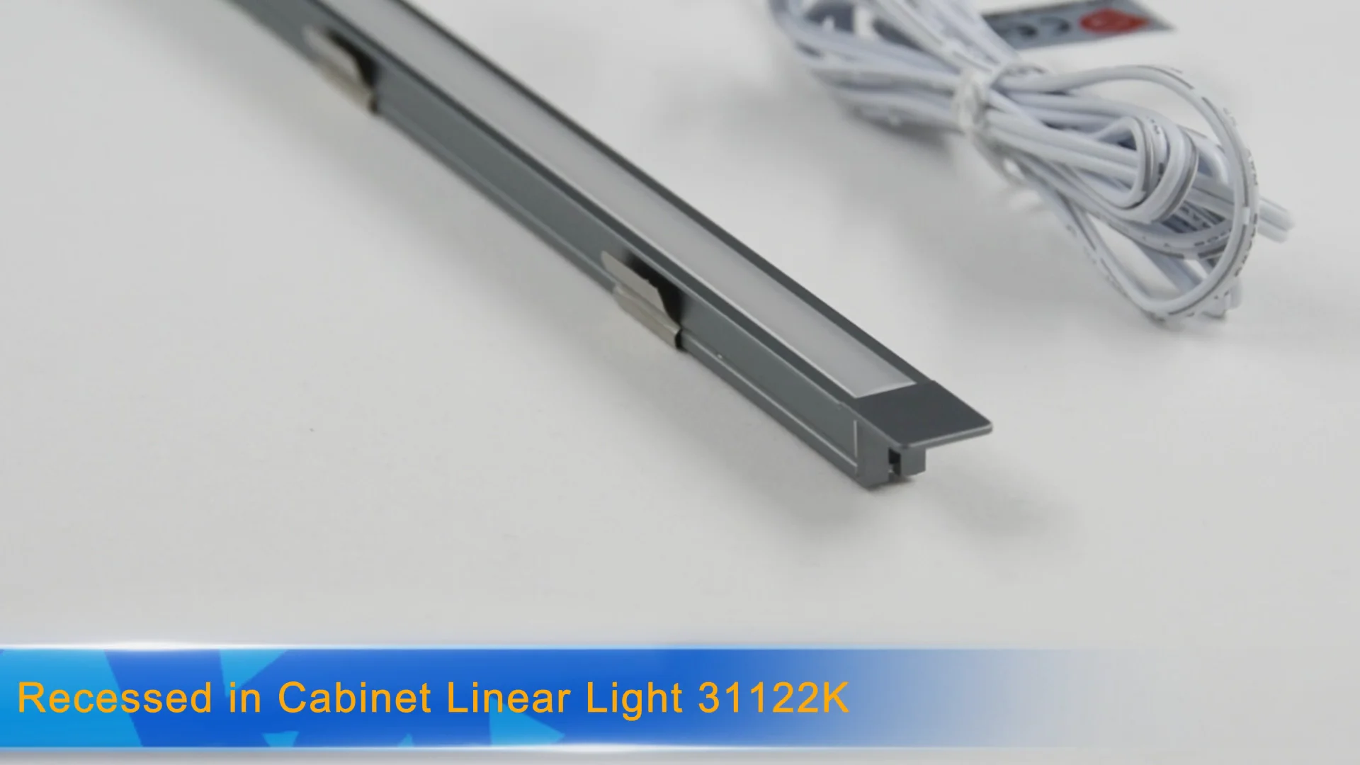 Slim Thin Led Track Recessed Linkable Linear Light For Cabinet Closet ...