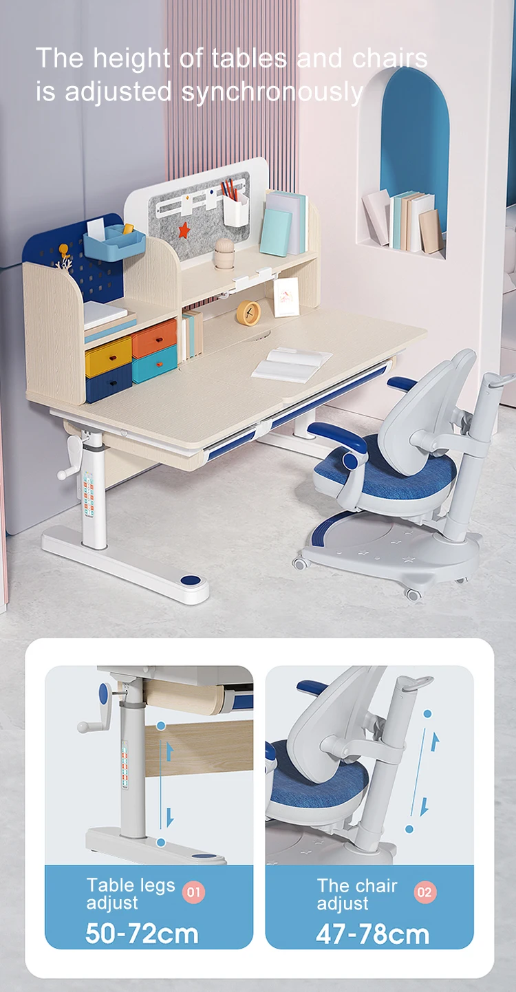 Ergonomic Children's Learning Desk - Adjustable & Stylish