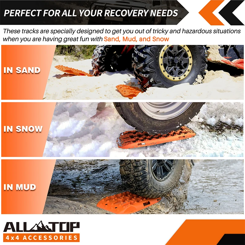 High Quality 4x4 Off Road Nylon Recovery Track Sand Ladder Emergency ...