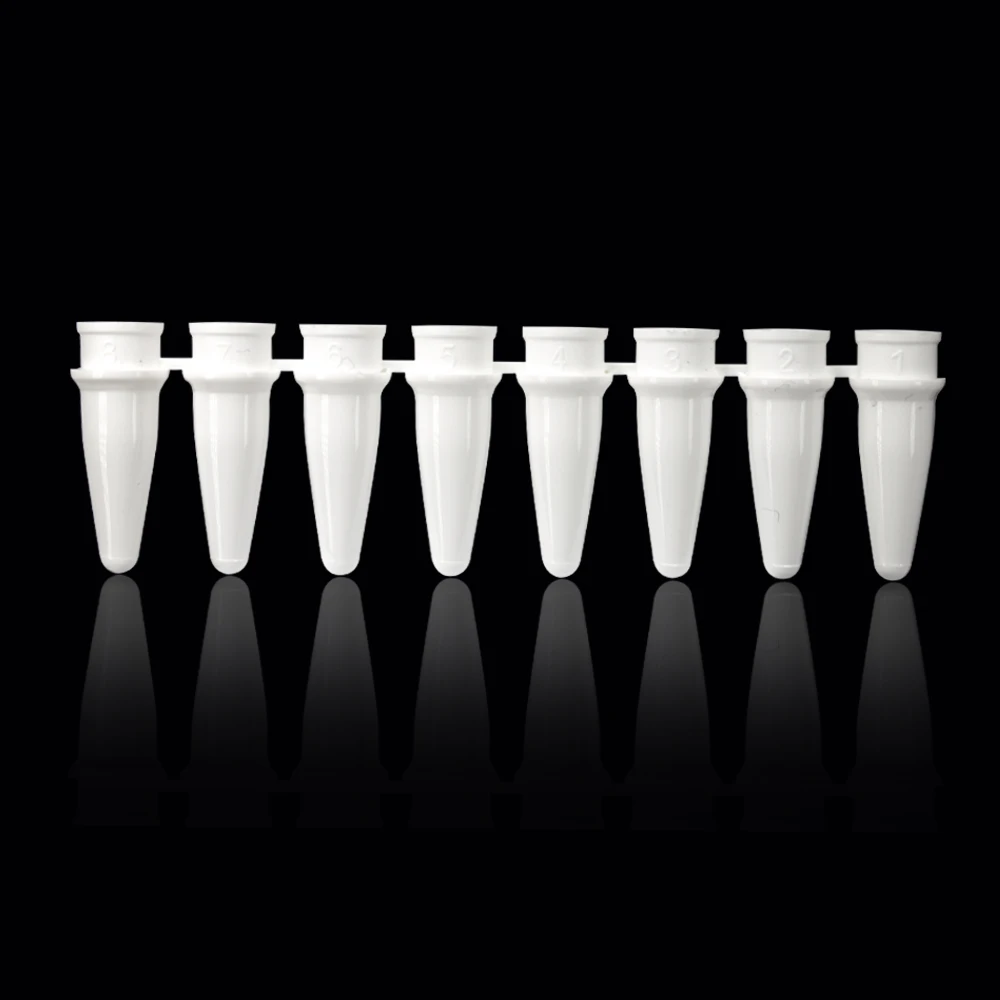 Hot Sale Clear Pcr Tube Pcr 8 Strip Centrifuge Tubes 0.2 Ml Pcr Tube ...