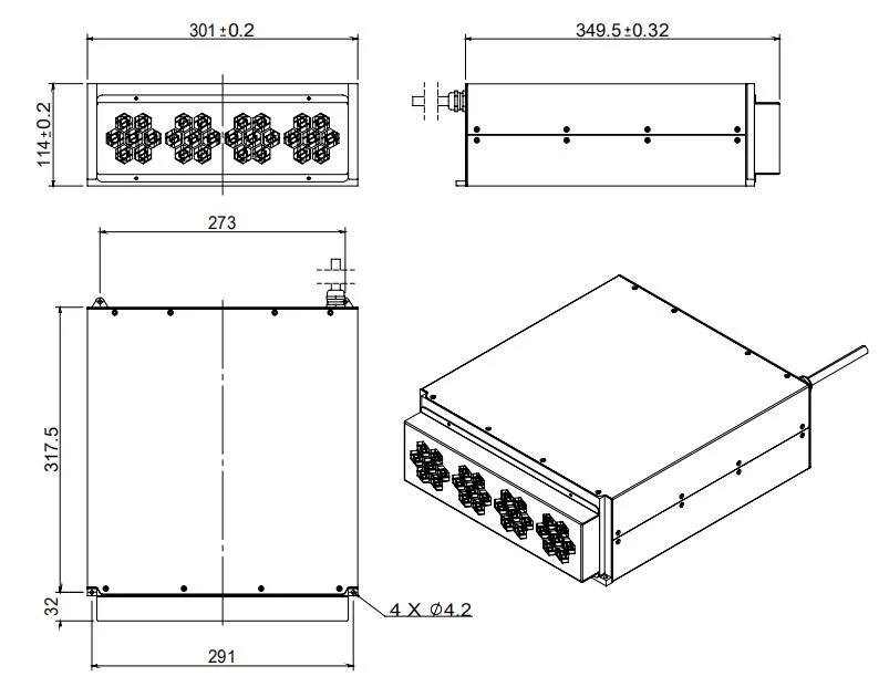Gt Series Pulse Fiber Laser Source 20-200w Machine With Seperate Optical Head - Buy Machine With ...