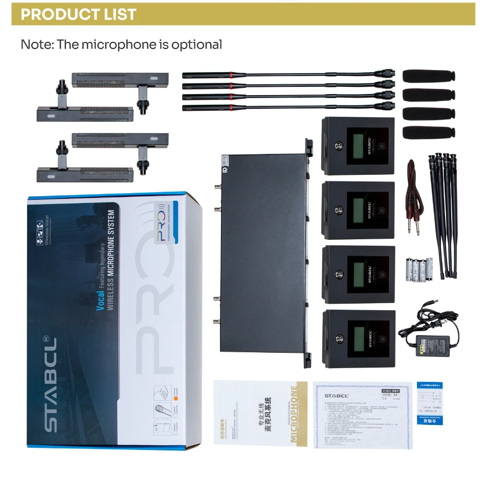 St-808 Professional Uhf Wireless Microphone 8 Channel Handheld Cordless Microphone - Buy 8 ...