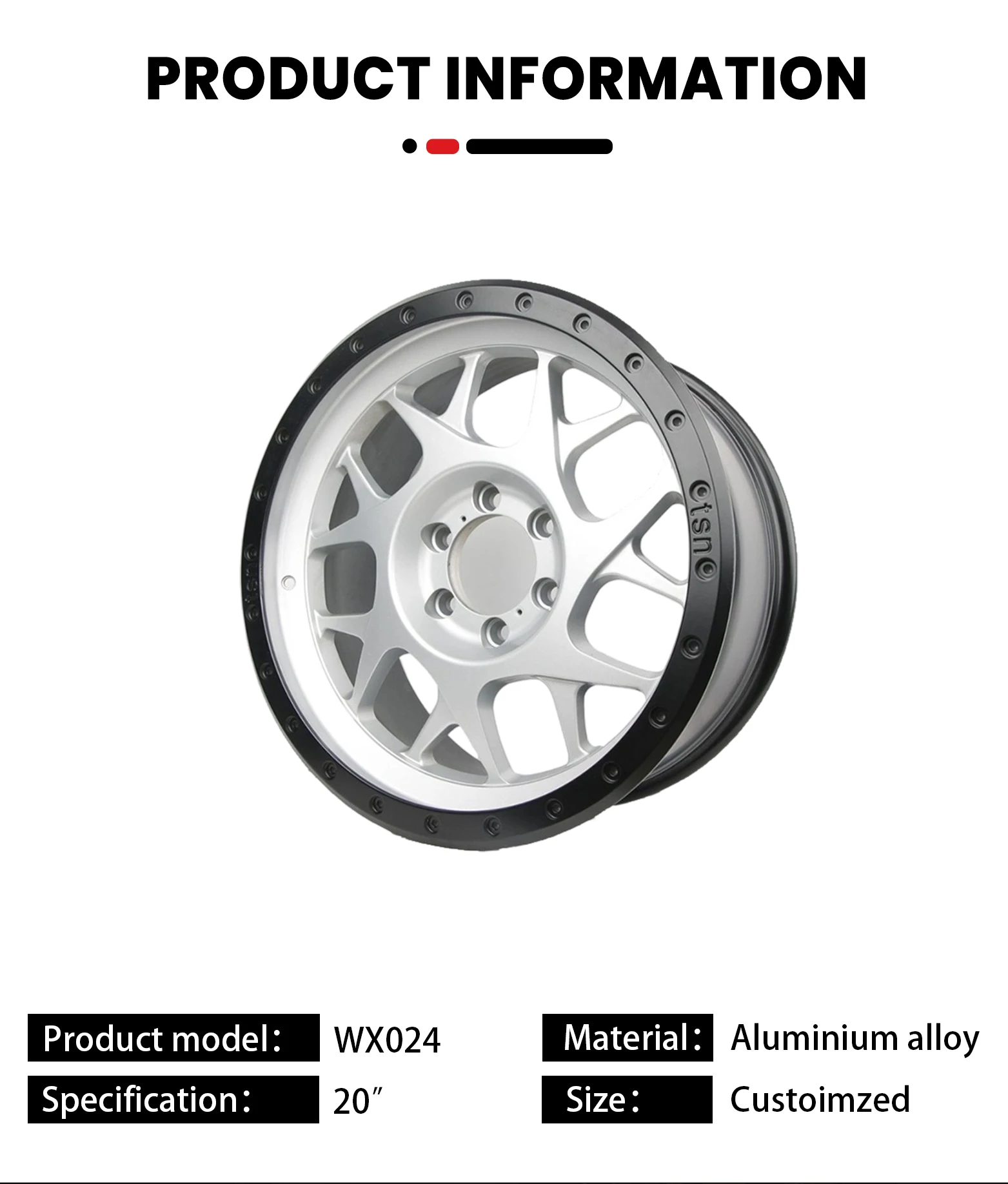 Custom Nismo V1 Beadlock Wheels for Nissan 370Z G37 Q50 Passenger Car ...