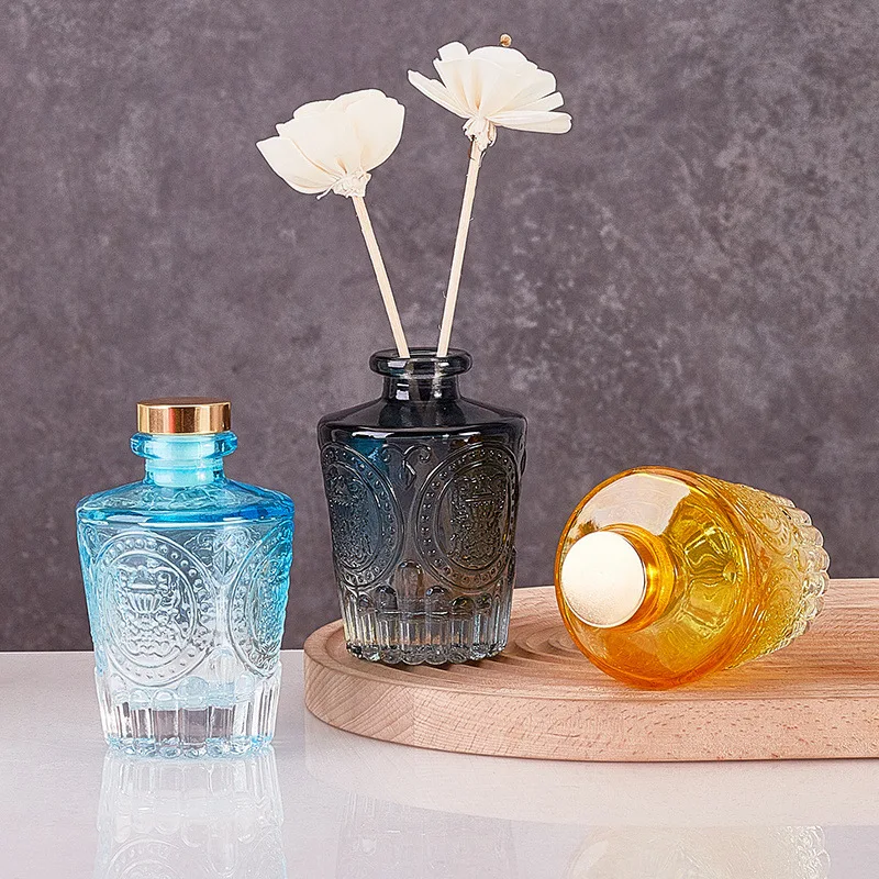 Custom Luxury 130ml Refillable Fragrance Bottles Decorative Reed Diffuser Glass Bottles| Alibaba.com