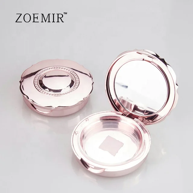Luxury Foundation Packaging Cosmetic Packaging Plastic Rose Gold Round ...