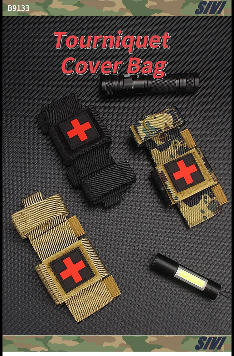 Sivi Outdoor Tactical Molle Edc Pouch Tourniquet Holder Medical Bag ...