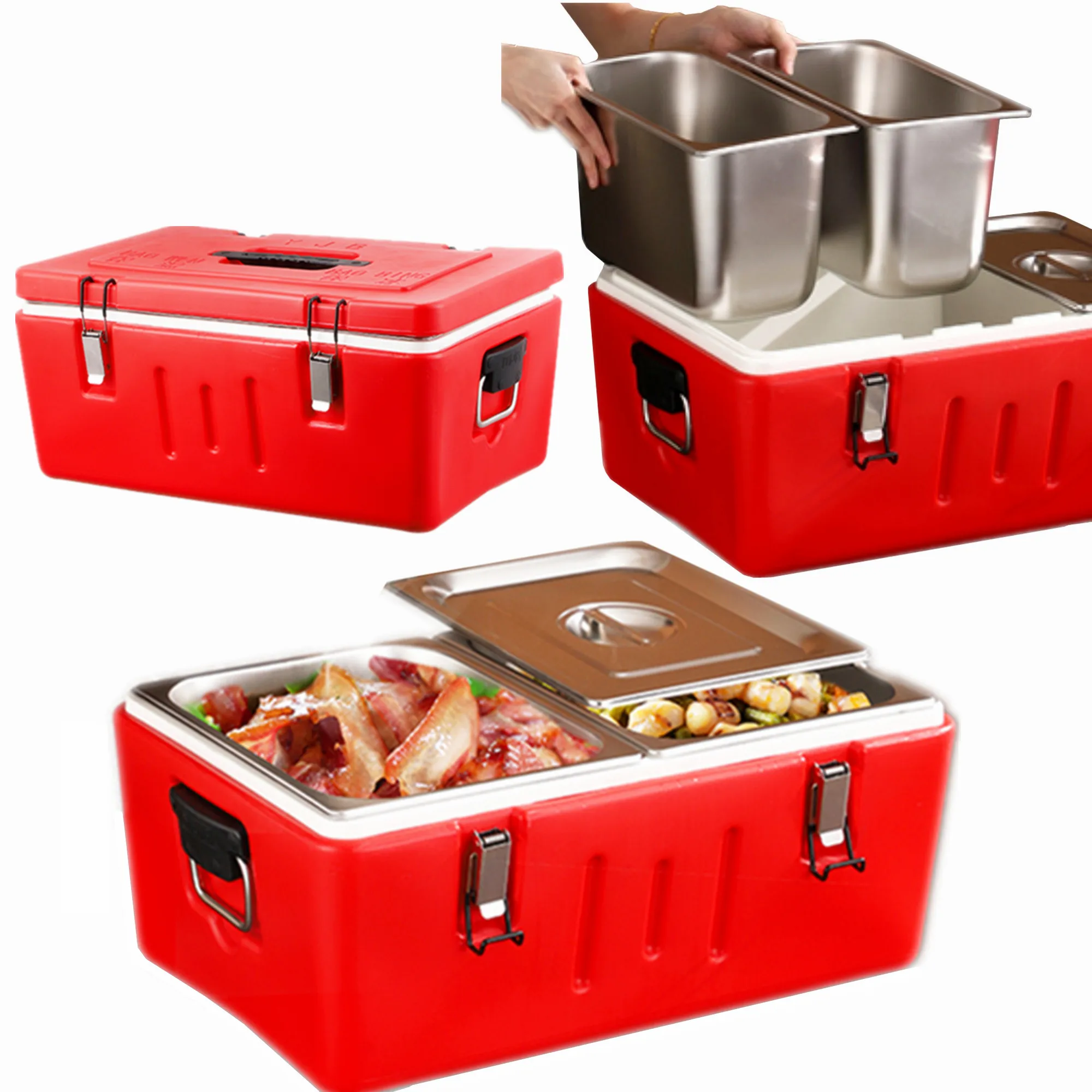 Stainless Steel Thermal Food Storage Container - Insulated