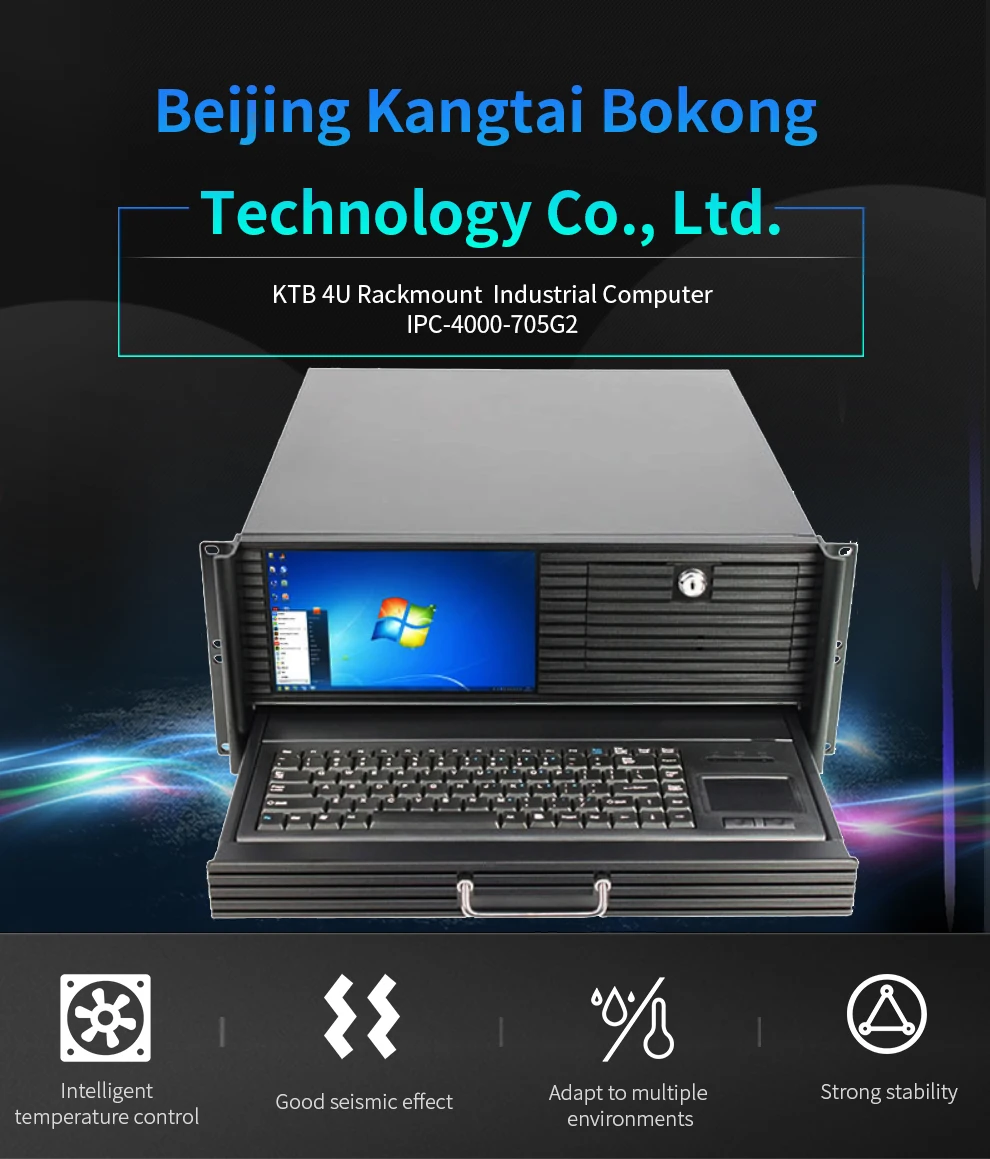 Ktb Industrial Pc 4U PC Case Matx/Atx Chassis With Lcd Display Supports Expansion Slot 64Gb Ram ...