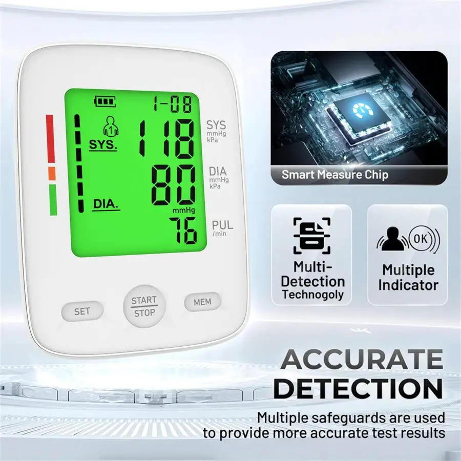 Factory Price Digital Arm Type Bp Machine Ce Approved Voice Blood ...