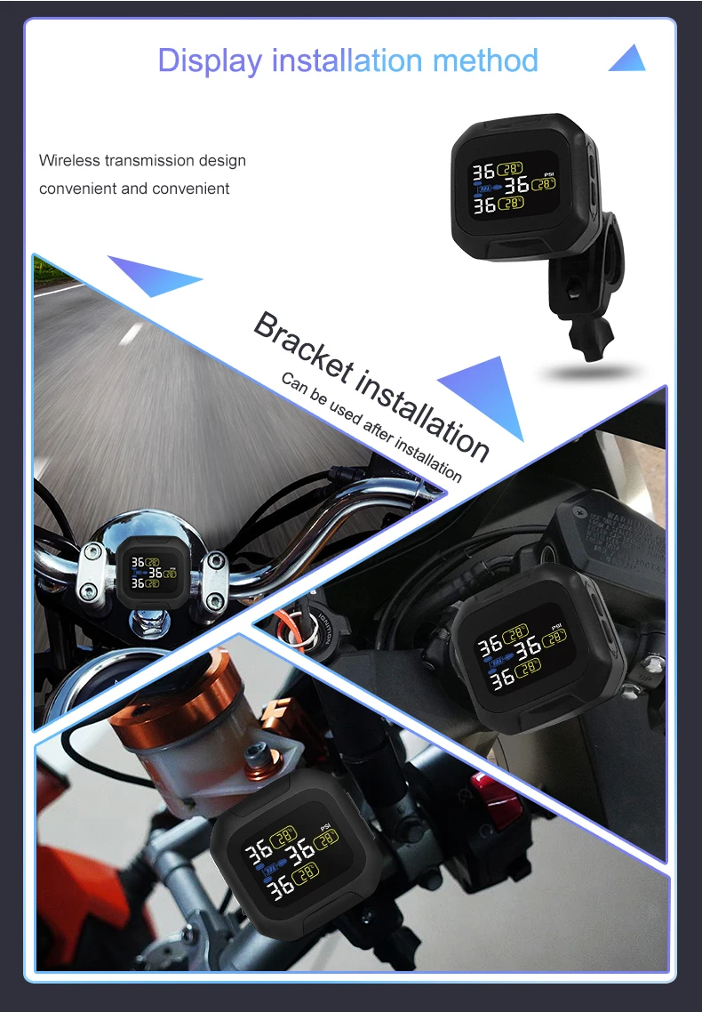 Harley Davidson Digital TPMS for Trike Bikes with 3 Mini Sensors OEM