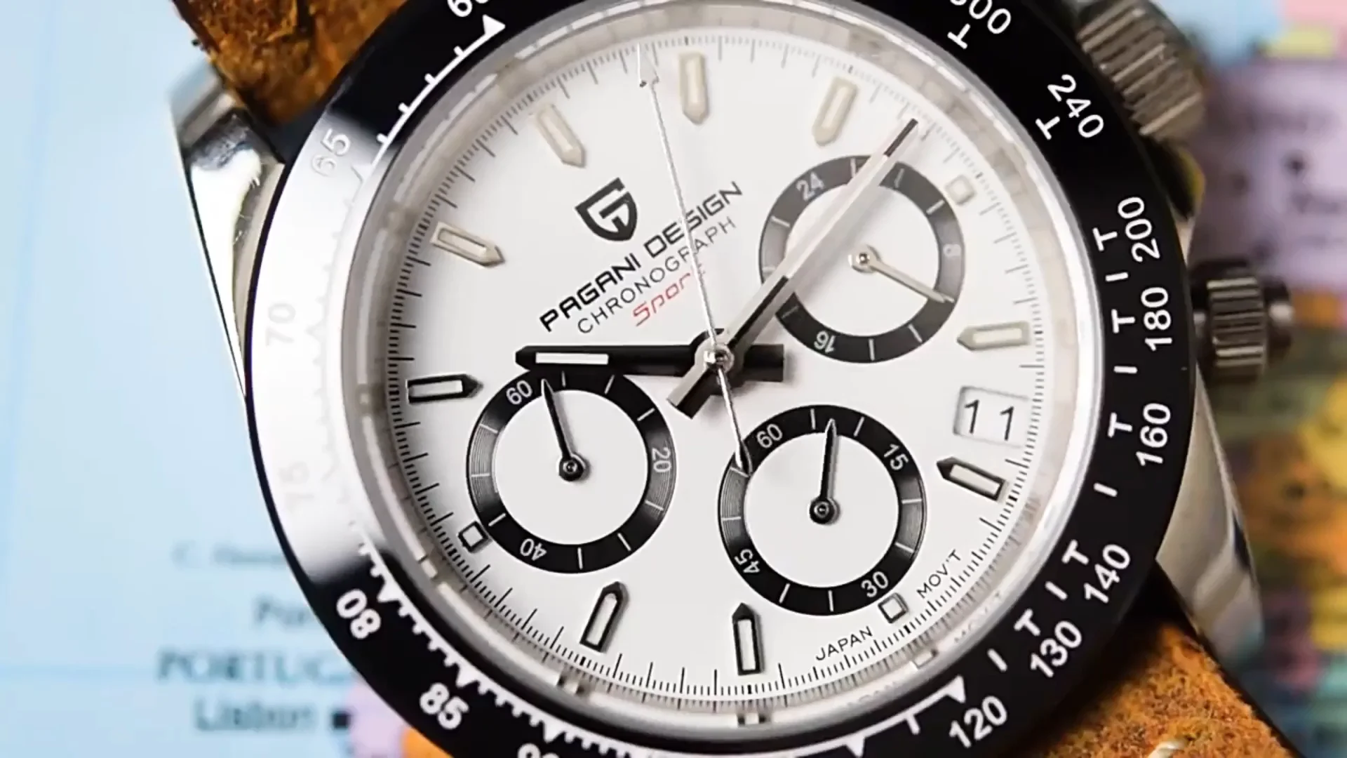 Pagani Design 1644 Men Quartz Chronograph Watches 2023 New Ice Blue ...