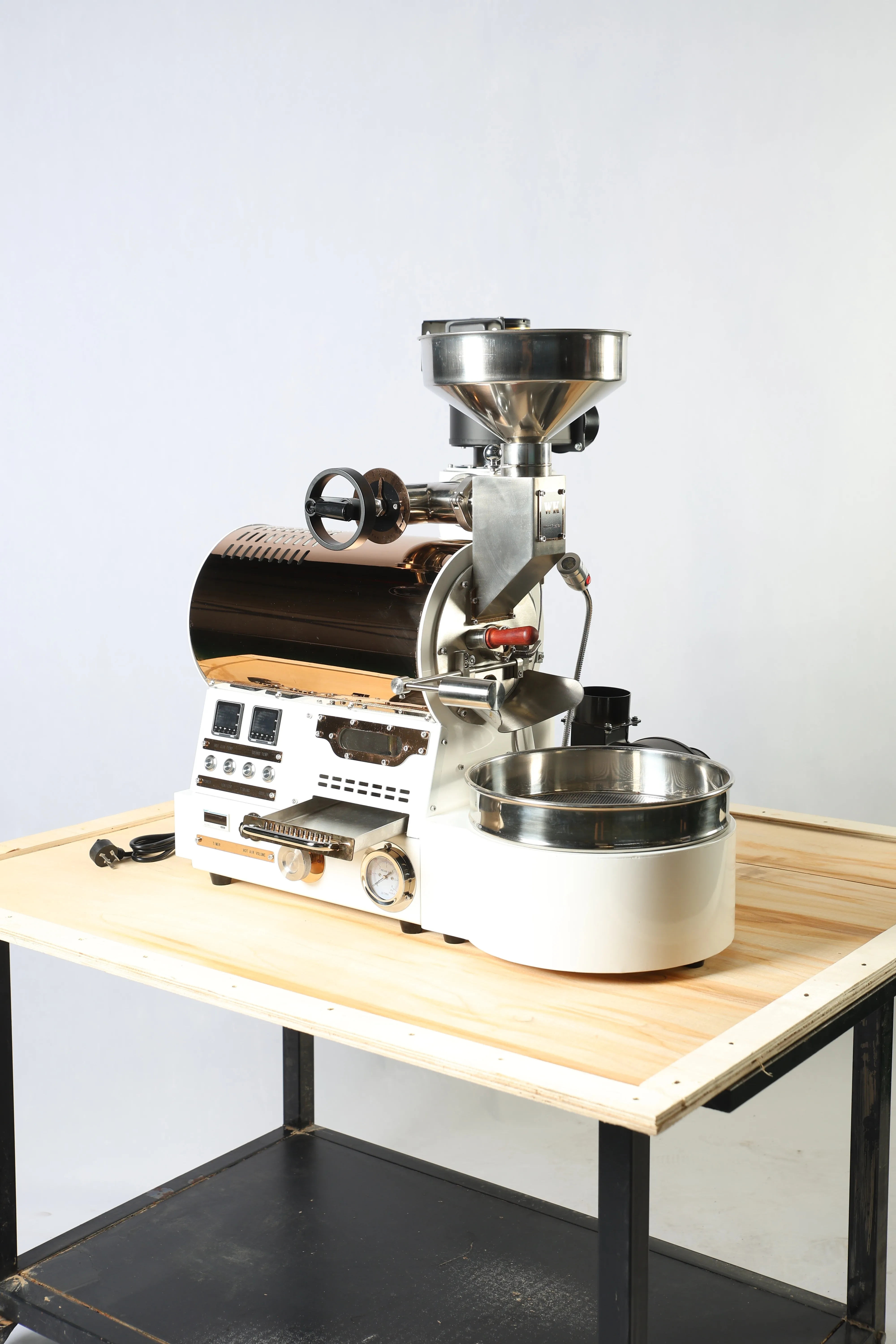 Wintop Wk-600 500g 600g Sample Home Lab Coffee Roasting Machine Gas ...