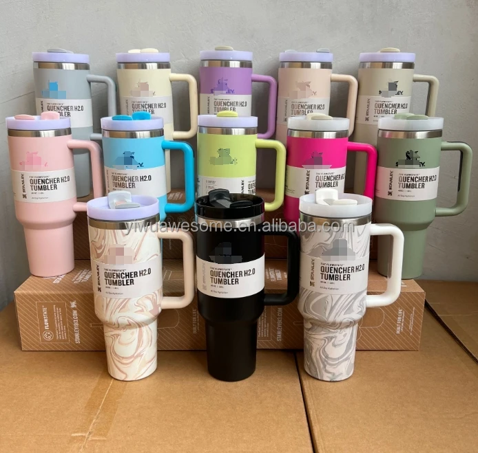 Annual Hot Sales Stanly Quencher H2.0 Flowstate Tumbler 40oz Citron ...