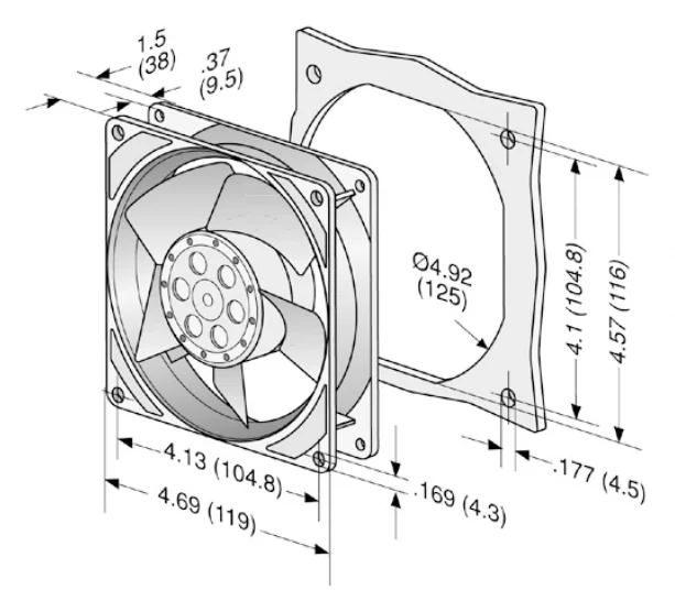Ebmpapst DV4650-470 Cooling Fan - 120mm Axial Flow Solution