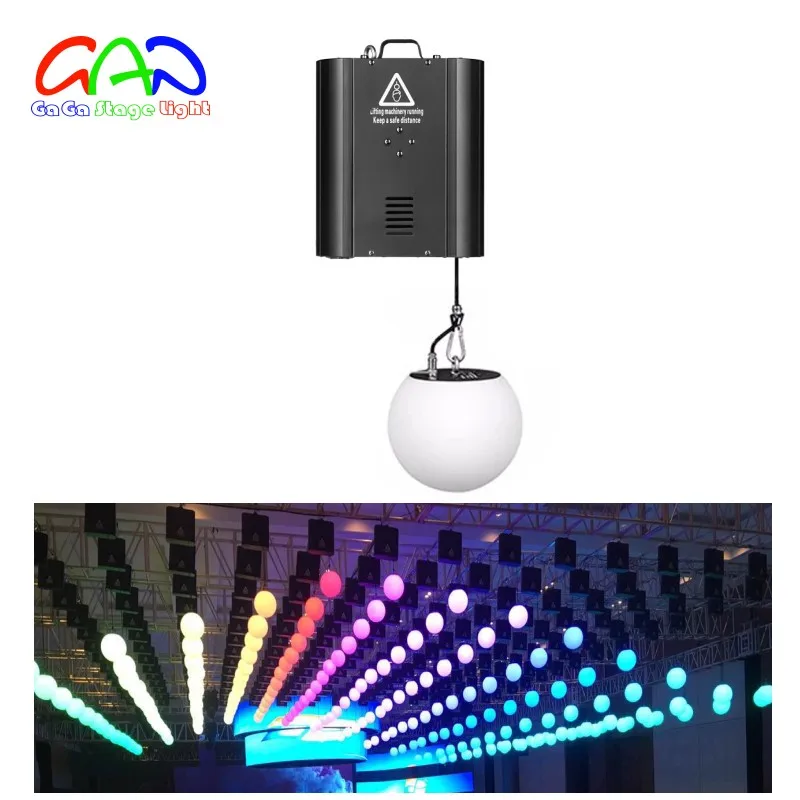 dmx flying winch led kinetic ball light kinetic lighting system ...