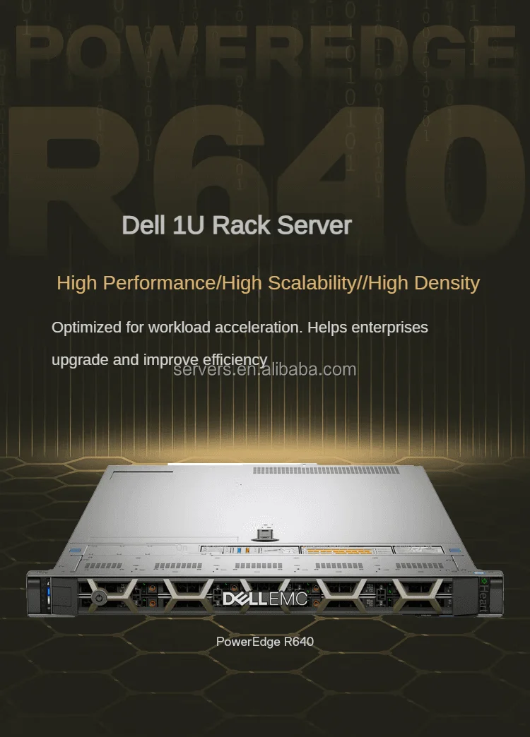 Alibaba.com: Dell EMC PowerEdge R640 8SFF 10SFF Second-Hand Rack Server ...