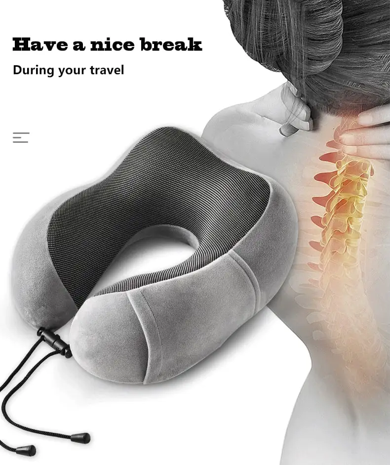 U Shape Soft And Portable High Quality Neck Supportive Memory Foam ...
