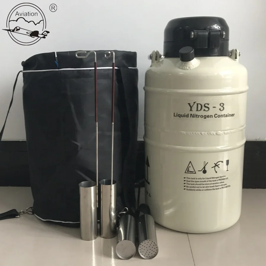 Cryogenic Container Liquid Nitrogen 3l Used For Lab Tank Dewar - Buy ...