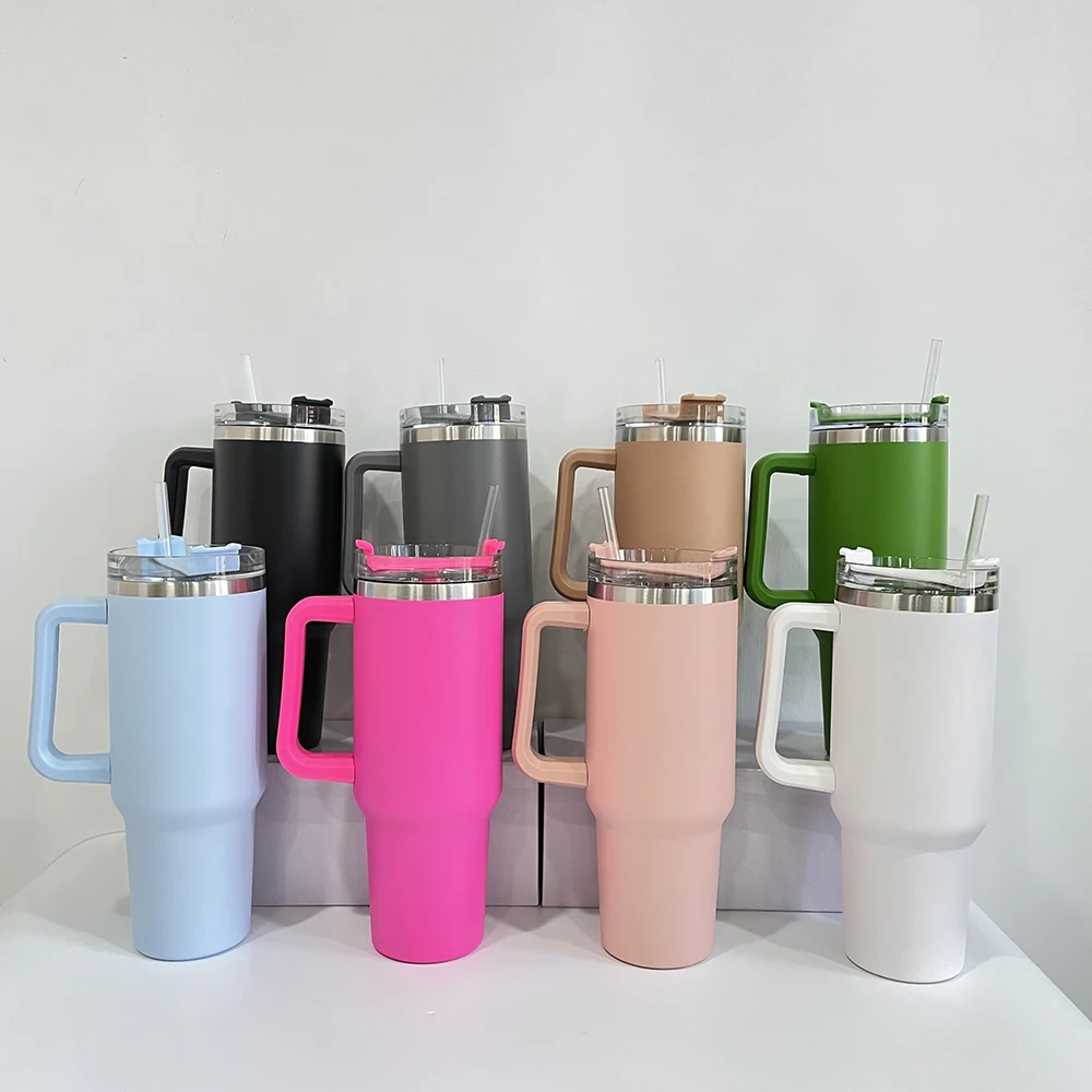 Shimmer Glitter Gold Plated 40oz Tumbler Powder Coated 40oz Copper ...
