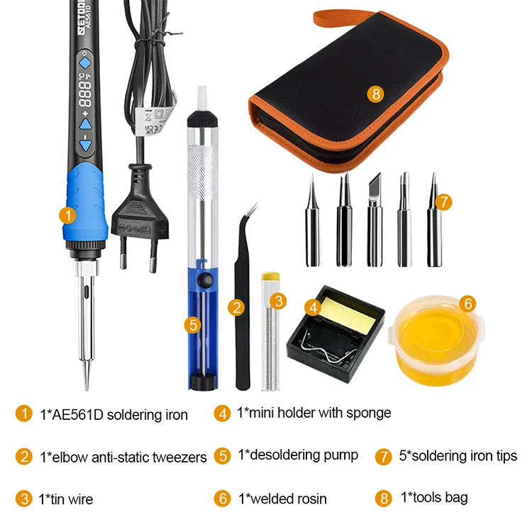 Digital Display Set Industrial-grade Welding 60w Digital Soldering Iron ...