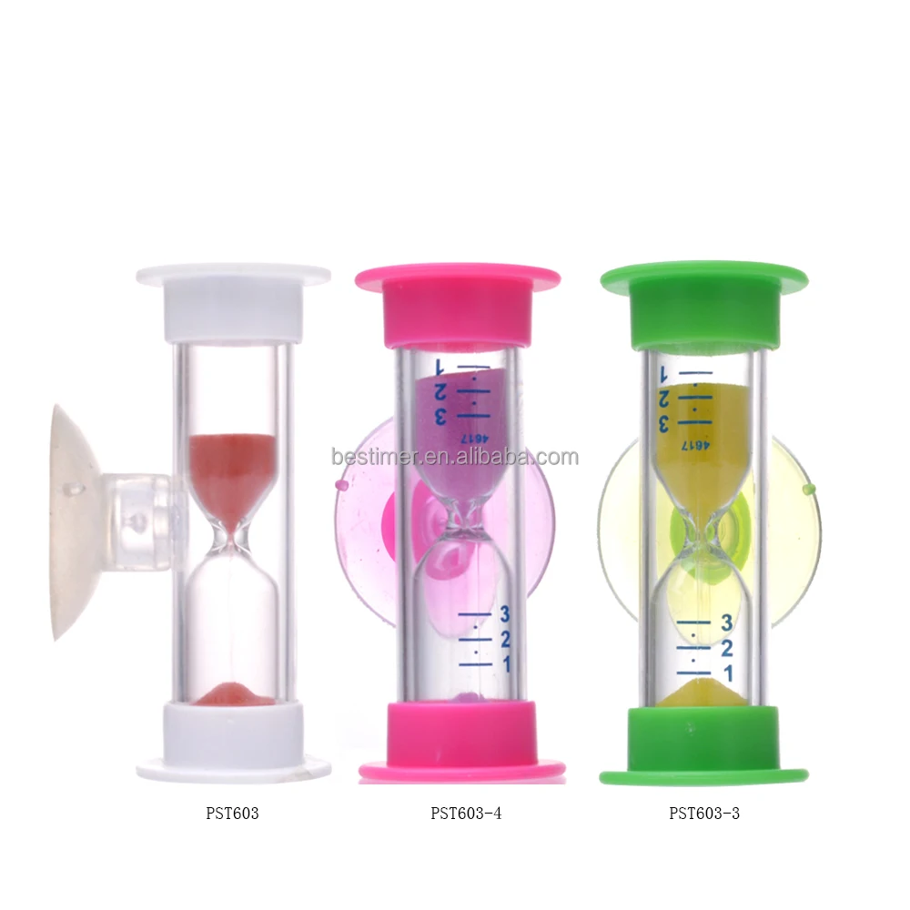 Mini Plastic Sand Timer 30 Seconds Sand Watch 1 2 3 Minutes Sand Clock ...