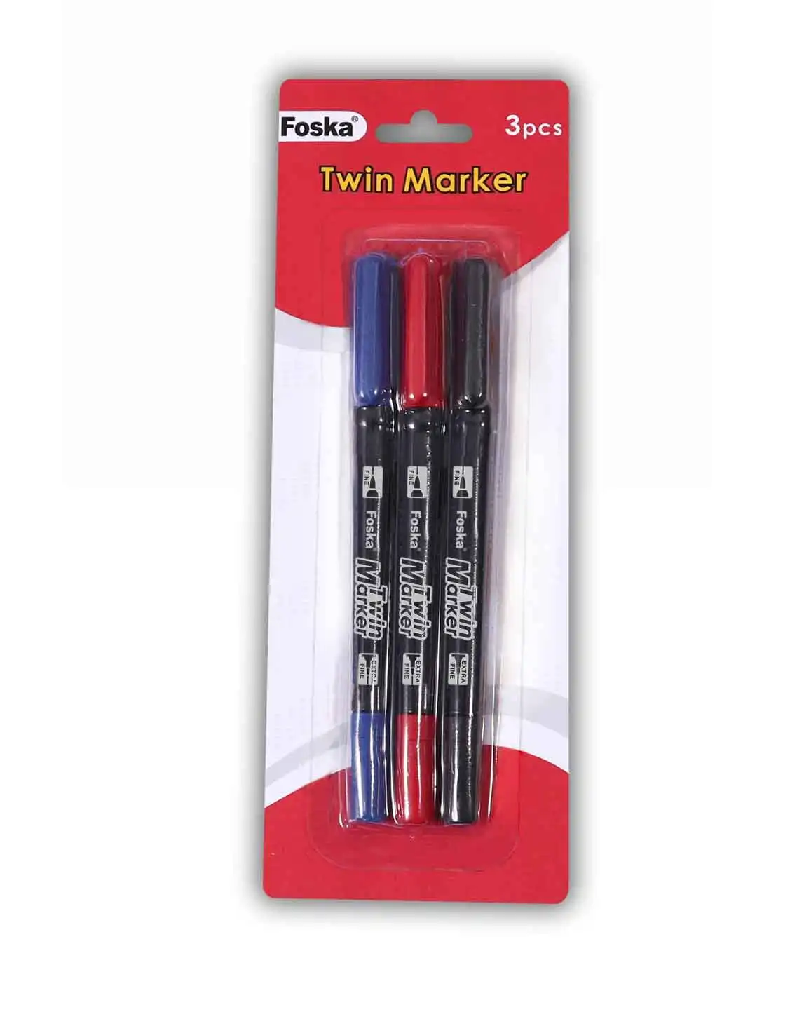 Foska CD Marker Pen - Dual-Tip Permanent Writing Tool