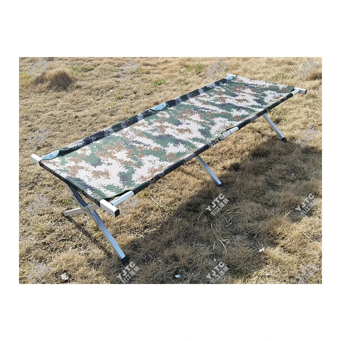 Custom Folding Camp Bed Single sleeping Bed stable Folding Beds YJTC08 ...