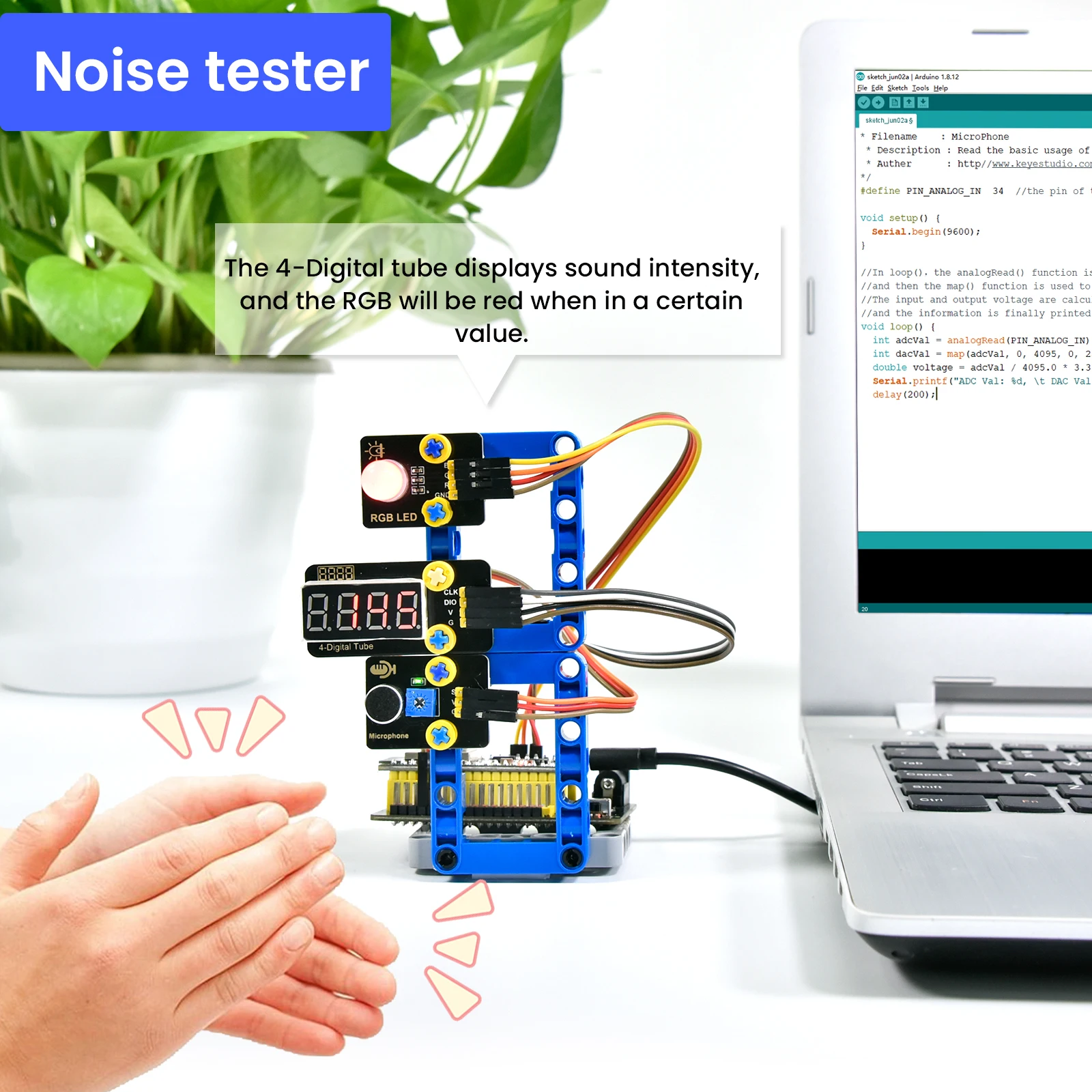 Keyestudio ESP32 24 in 1 Sensor Kit - STEM Education Starter