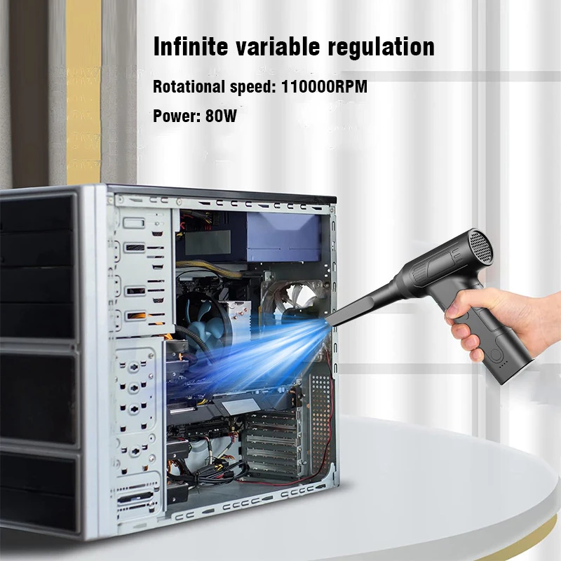 Turbojet Jet Dry Mini Turbo Jet Fan - 100000rpm Air Duster