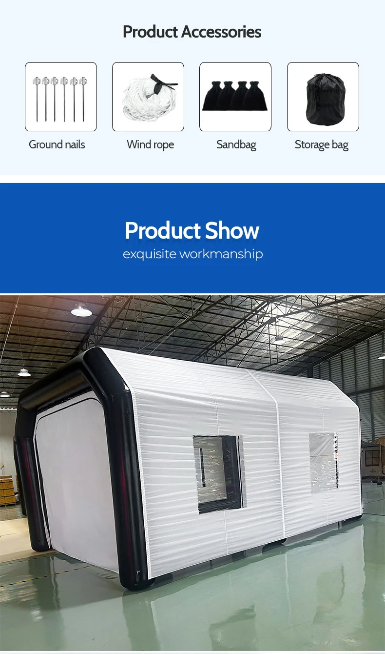 Customizable Portable Garage Storage Tent - Kinginflatable