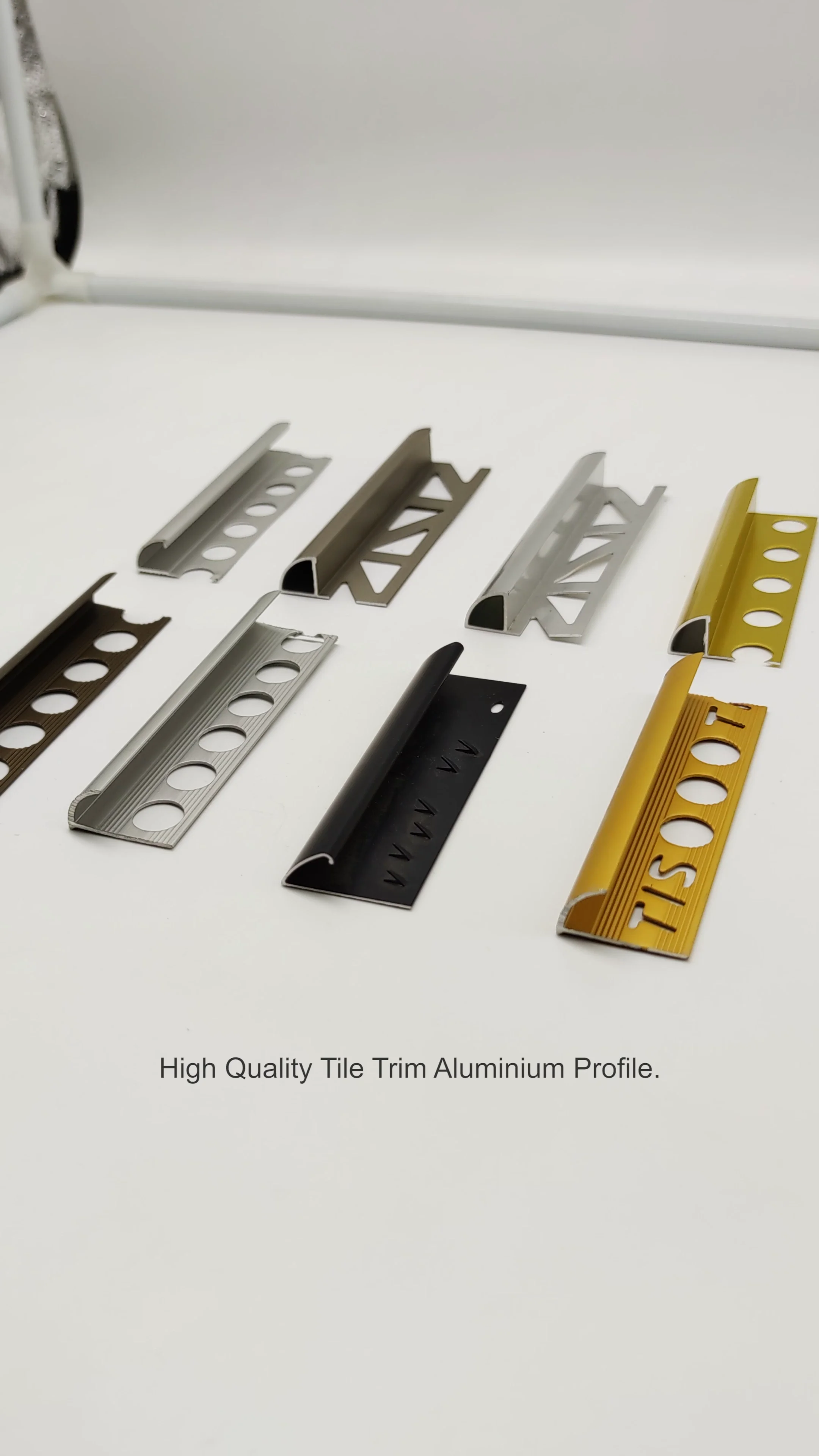 Round Corner Ceramic Floor Tile Edge Shaped Protection Ceiling Aluminum ...