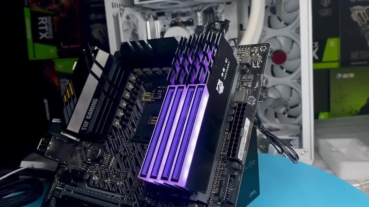 Ram Cooler 5v Argb Desktop Ram Heatsink Glowing Memory Shell Cooling ...