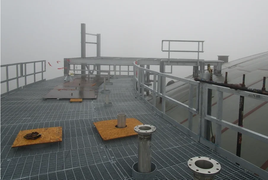 Modular Stainless Steel Stair Grating System with Diamond Plate Steps ...