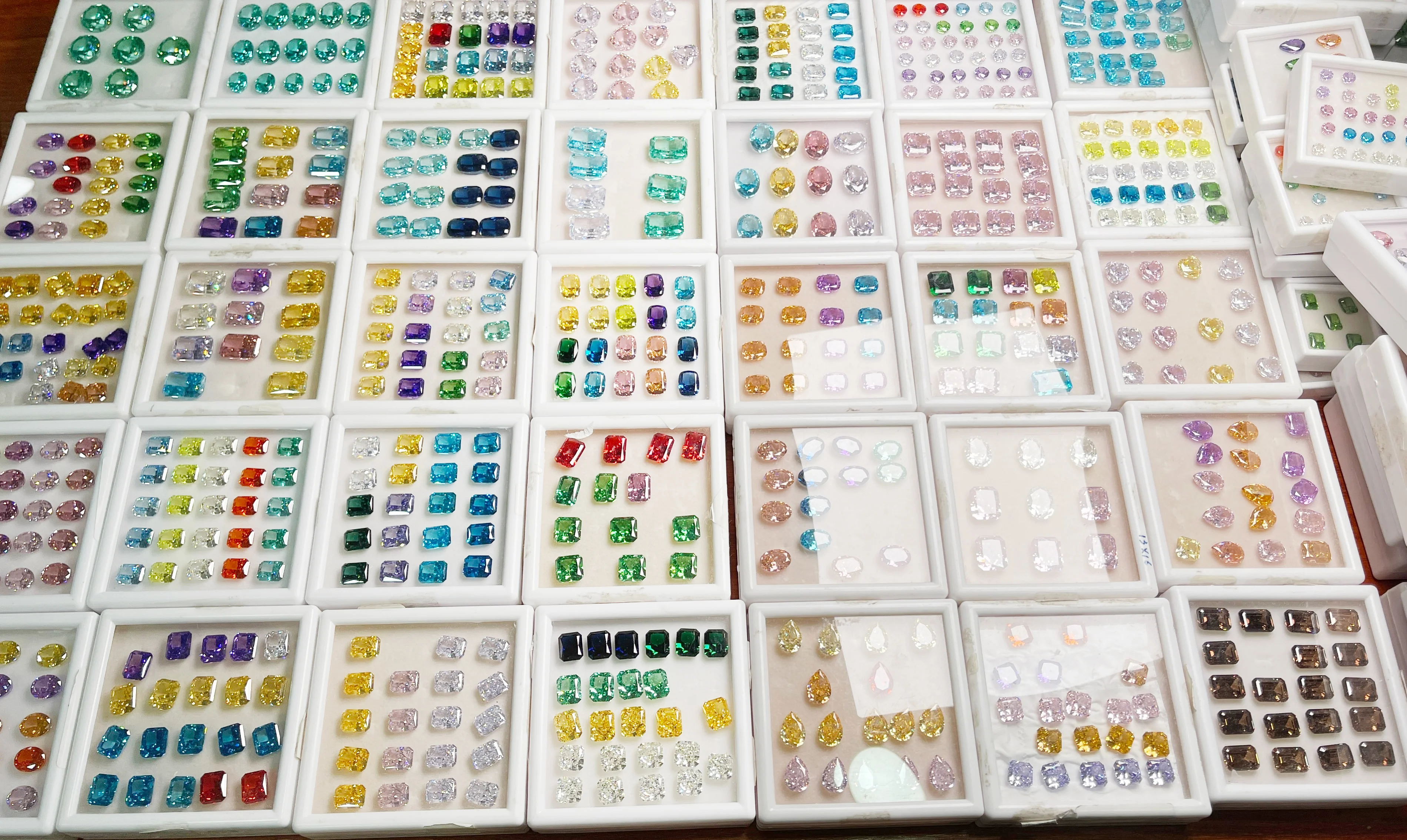 Shop Full Size Synthetic CZ Gemstones - Radiant Octagon Cut