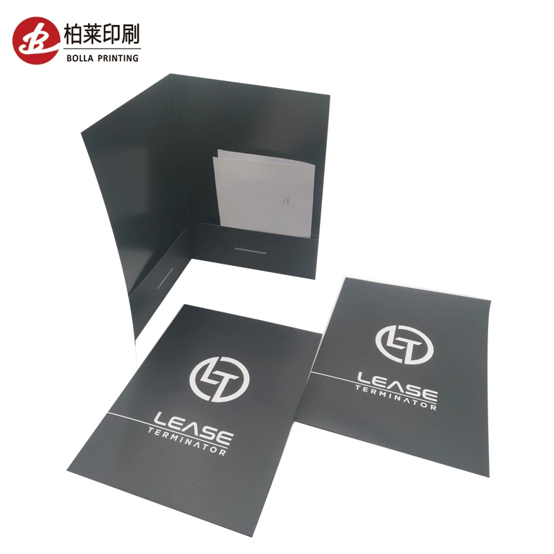 Custom Logo Presentation Folders - Professional & Eco-friendly